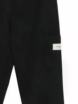 FLANEUR Logo-patch Cargo Pants