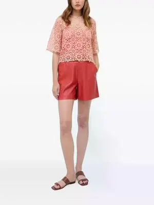 MORGAN Lace Openwork Top