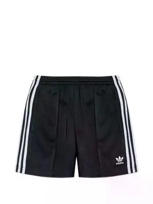 Adidas Firebird Logo-embroidered Shorts - Black