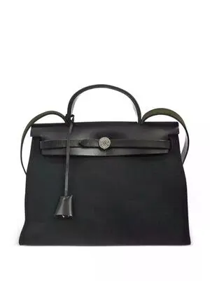Hermès 2017 Herbag Zip Two-way Tote Bag - Black