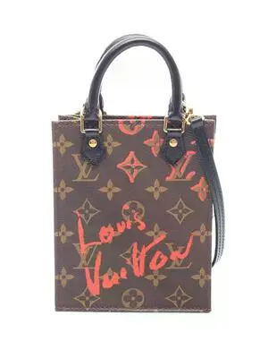 LOUIS VUITTON 2010-2026 Monogram Fall In Love Petit Sac Plat Satchel - Brown