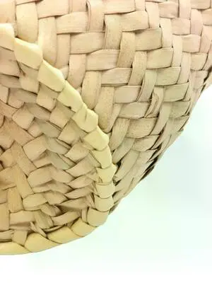 Loewe 2010-2026 Small Raffia Anagram Basket Bag Tote Bag - Neutrals