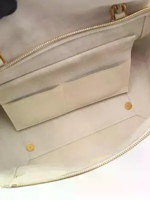 Celine Mini Grained Calfskin Belt Bag Satchel - White