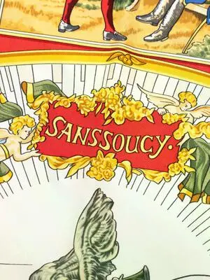 Hermès 1990-2010 Sanssoucy Silk Scarf 90 Scarves