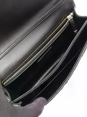 Dior 2010-2026 Tweed Cannage My Bag Satchel - Black