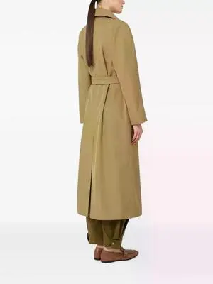 Max Mara Water-repellent Wool-blend Gabardine Trench Coat
