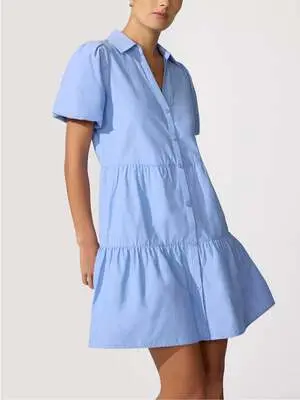Brochu Walker The Havana Mini Dress - Chambray