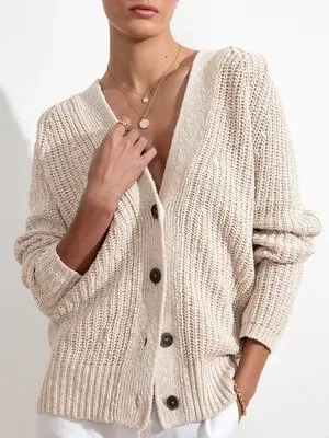 Brochu Walker The Jen Cardigan - Ecru