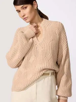 Brochu Walker The Grayson Cable Pullover