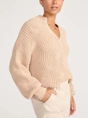 Brochu Walker The Grayson Cable Pullover
