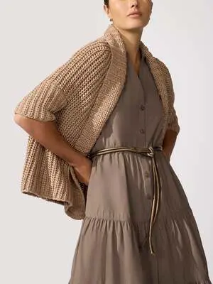 Brochu Walker The Fida Handknit Shrug - Mocha
