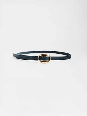 Brochu Walker The Chelsea Suede Belt - Navy