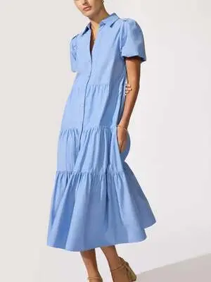 Brochu Walker The Havana Dress - Chambray