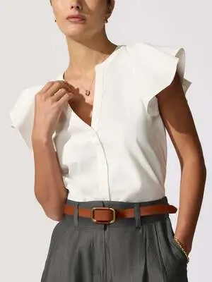 Brochu Walker The Darya Top - Ivory