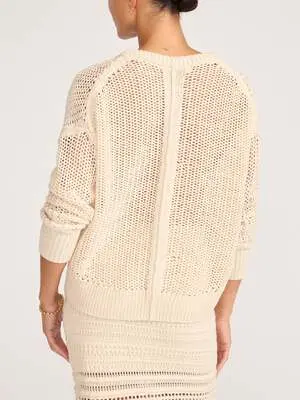 Brochu Walker The Everyday Pointelle Bright Crew