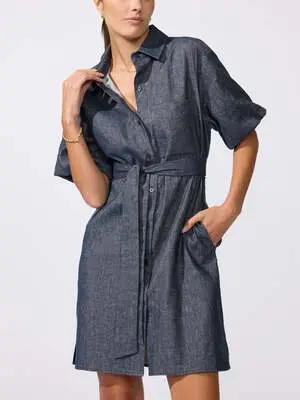 Brochu Walker The Villa Denim Dress - Indigo