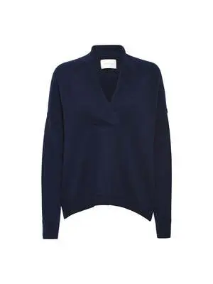 Brochu Walker The Siena Wrap Neck Cashmere Pullover