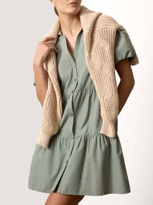 Brochu Walker The Havana Mini Dress - Agave