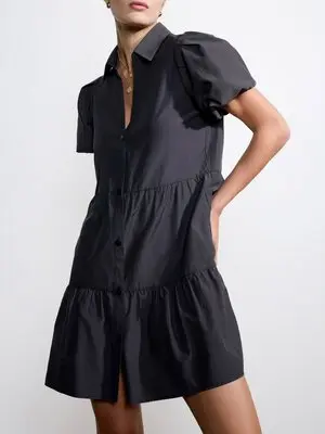 Brochu Walker The Havana Mini Dress - Washed Black