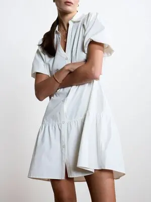 Brochu Walker The Havana Mini Dress - Ivory