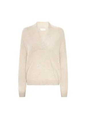 Brochu Walker The Siena Wrap Neck Cashmere Pullover