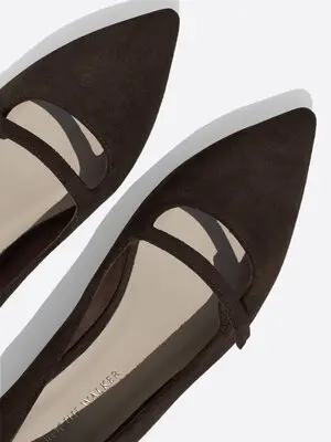 Brochu Walker The Roma Suede Flat