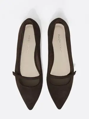 Brochu Walker The Roma Suede Flat