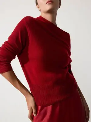 Brochu Walker The Lori Cashmere Off Shoulder
