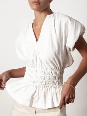 Brochu Walker The Mina Top - Ivory