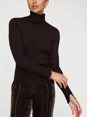 Brochu Walker The Noel Ribbed Turtleneck