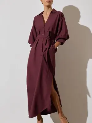 Brochu Walker The Kate Maxi Dress - Barolo
