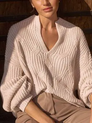Brochu Walker The Grayson Cable Pullover