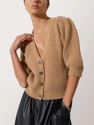 Brochu Walker The Jude Cardigan - Camel