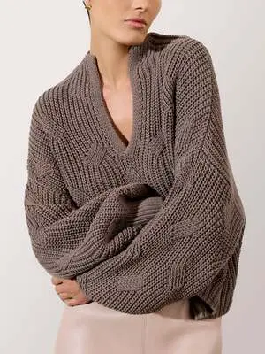 Brochu Walker The Grayson Cable Pullover