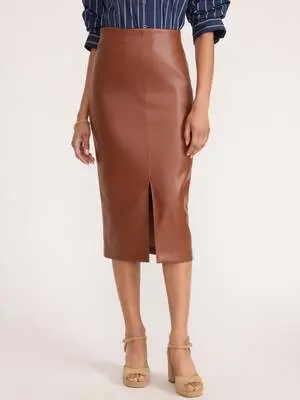 Brochu Walker The Esme Skirt - Cognac