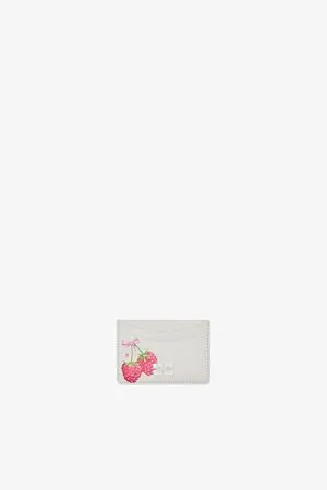 GANNI Bou Card Holder In White