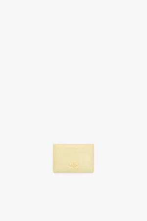 GANNI Bou Card Holder In Yellow
