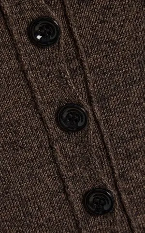 LEMAIRE Buttoned Wool Top