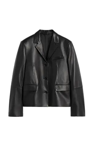 TOTÊME Short Leather Blazer
