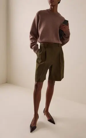 LEMAIRE Short Wool Sweatshirt