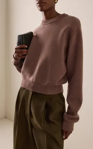LEMAIRE Short Wool Sweatshirt