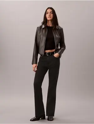 Calvin Klein Calvin Klein High Rise Bootcut Jeans Faded Black