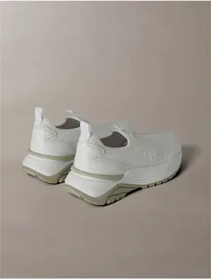 Calvin Klein Ablea Knit Sneaker - White
