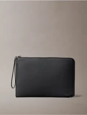 Calvin Klein Monogram Pouch - Black