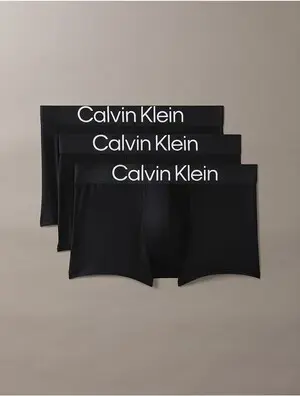 Calvin Klein Ultra Soft Lyocell 3-pack Trunk - Black
