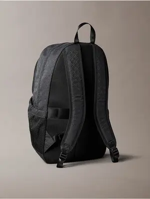 Calvin Klein Emblem Logo Backpack - Black