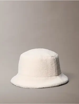Calvin Klein Sherpa Bucket Hat - Birch