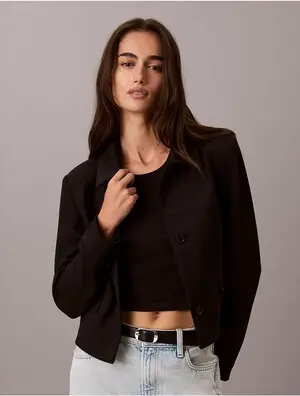 Calvin Klein Ponte Knit Jacket