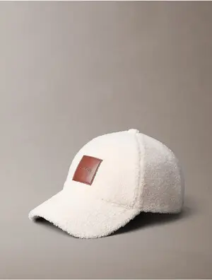 Calvin Klein Sherpa Baseball Cap - Birch