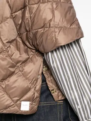 Max Mara Quilted Down Jacket - Beige